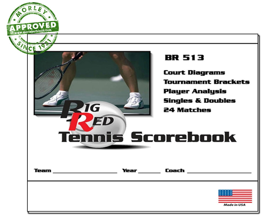 Big Red Tennis Scorebook – Durable & Features for Match Tracking