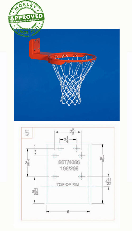 Gared Reverse Mount Basketball Rim – Morley Athletic Supply Co Inc