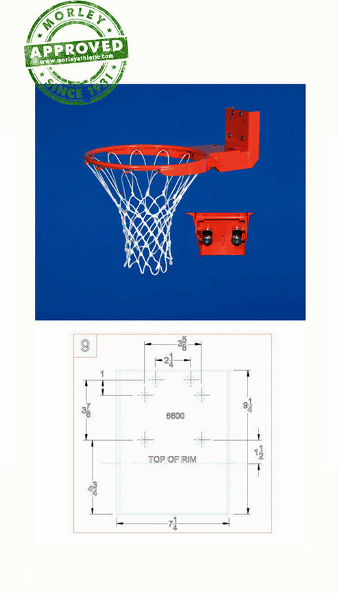 Gared Scholastic Basketball Rim – Morley Athletic Supply Co Inc